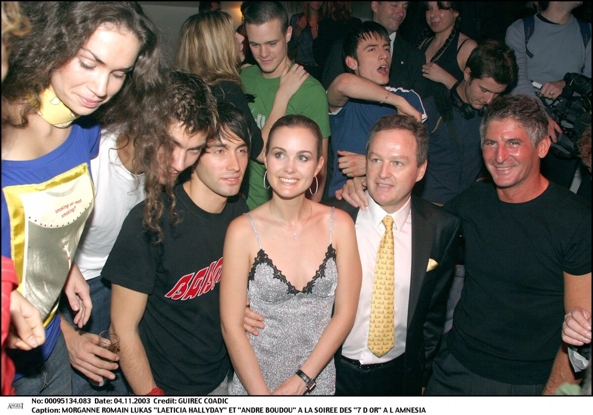 Photo : Laeticia Hallyday et André Boudou, nuit des "7 d'or" à l ...