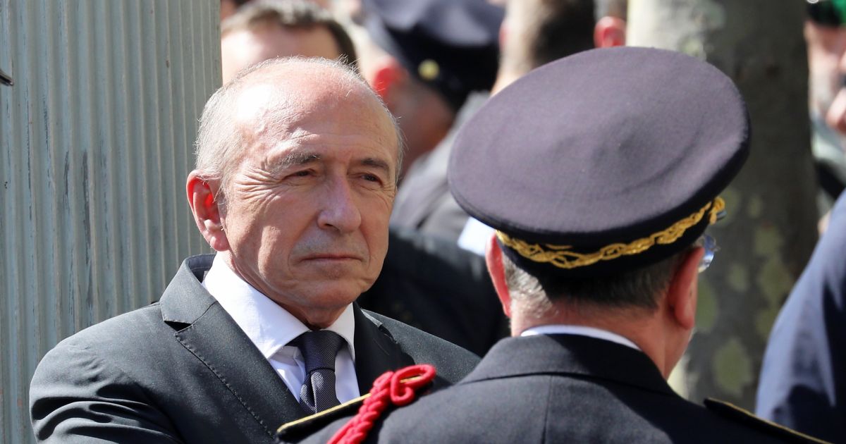 Michel Delpuech, Préfet de Paris et Gérard Collomb, ministre de l ...