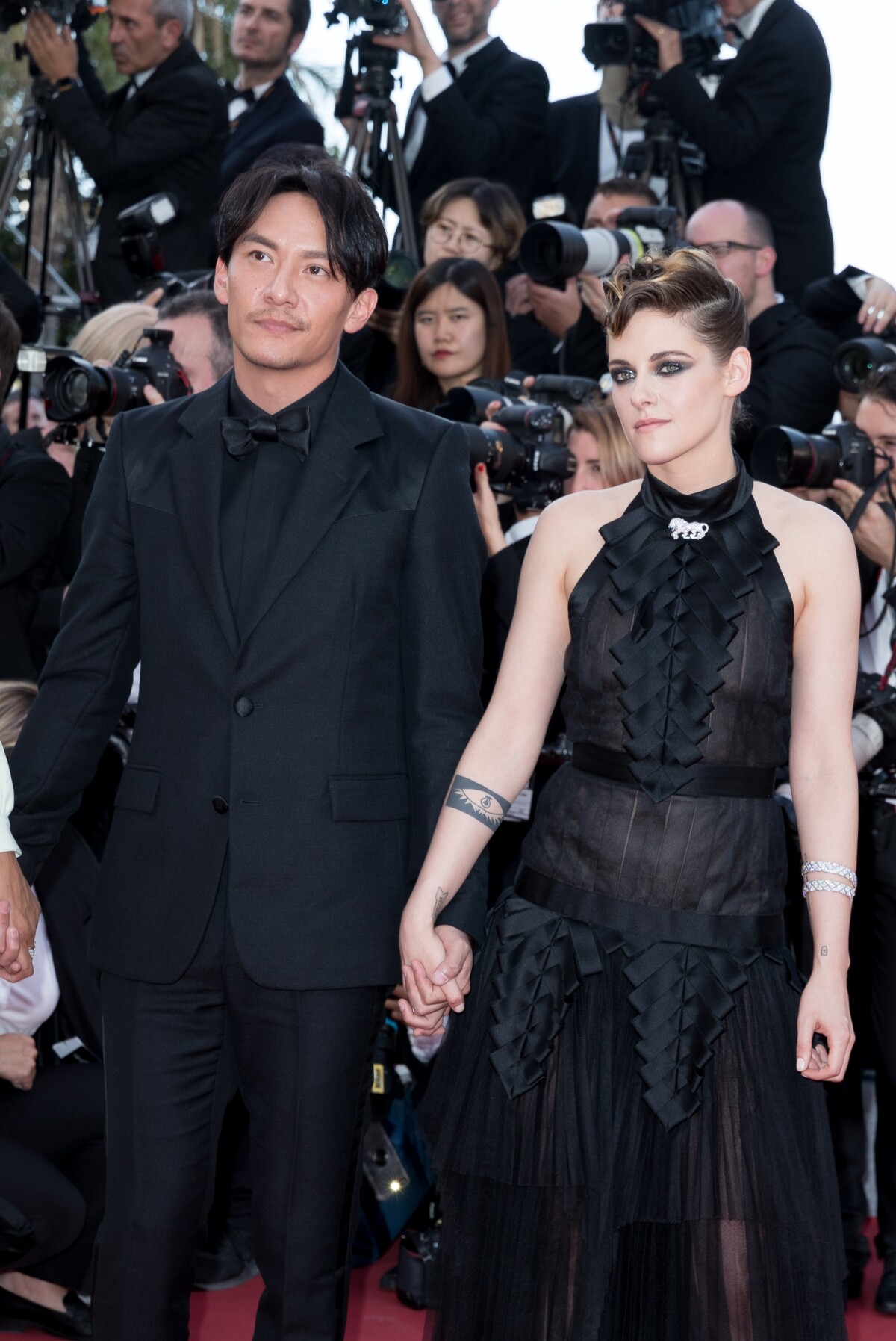 Photo : Chen Chang, Kristen Stewart - Montée des marches du film ...