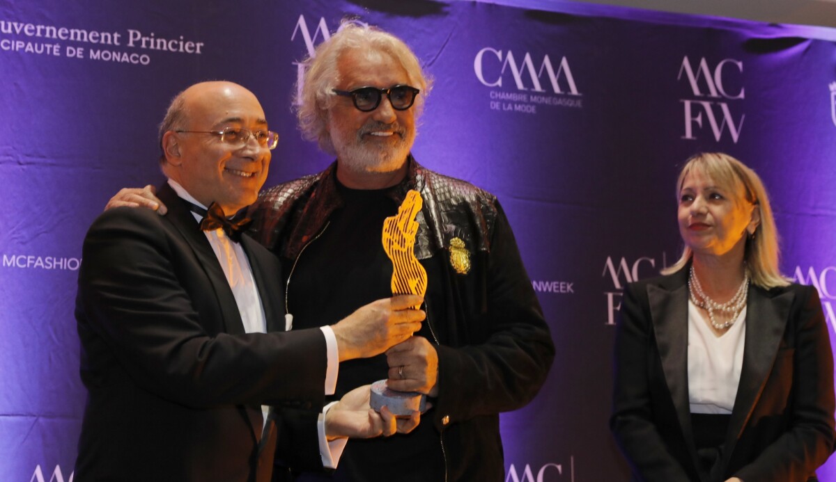 Photo : Cristiano Gallo, Flavio Briatore, Rosanna Trinchese - Dîner de ...