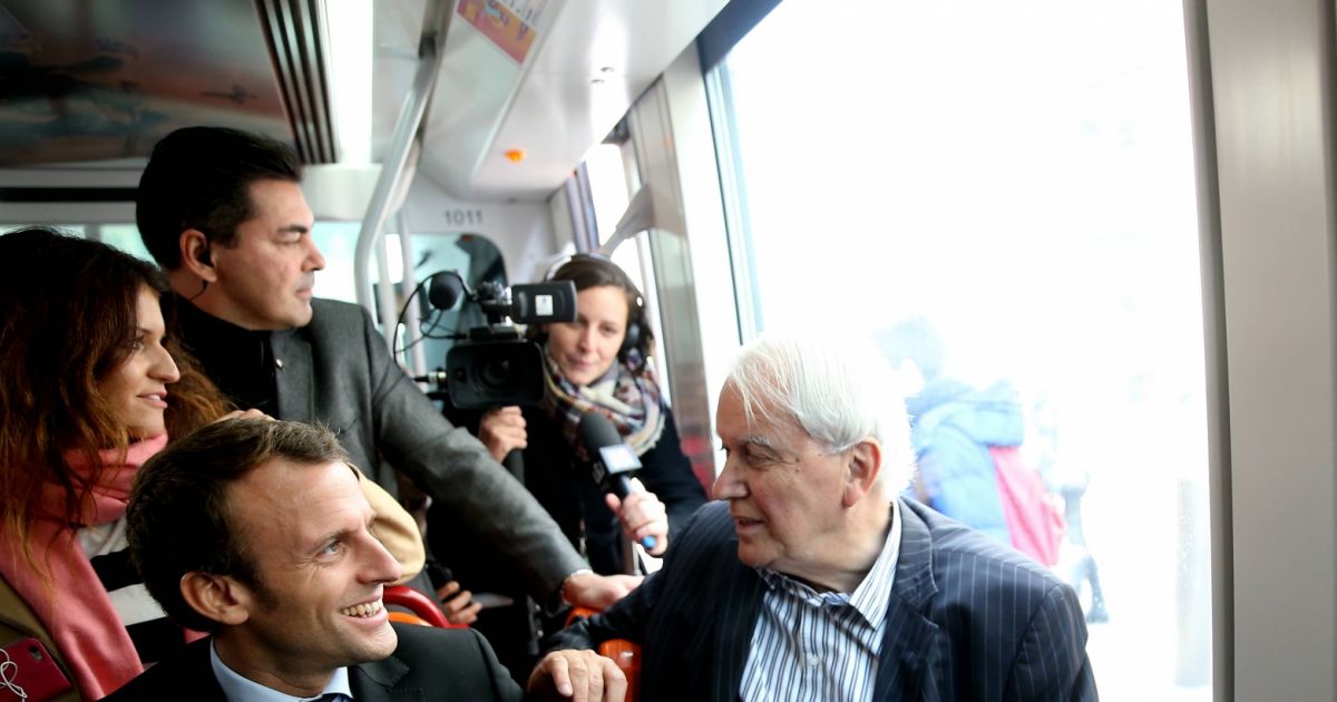 Emmanuel Macron, Jean-Claude Boulard (Sénateur Maire du Mans) - Second ...