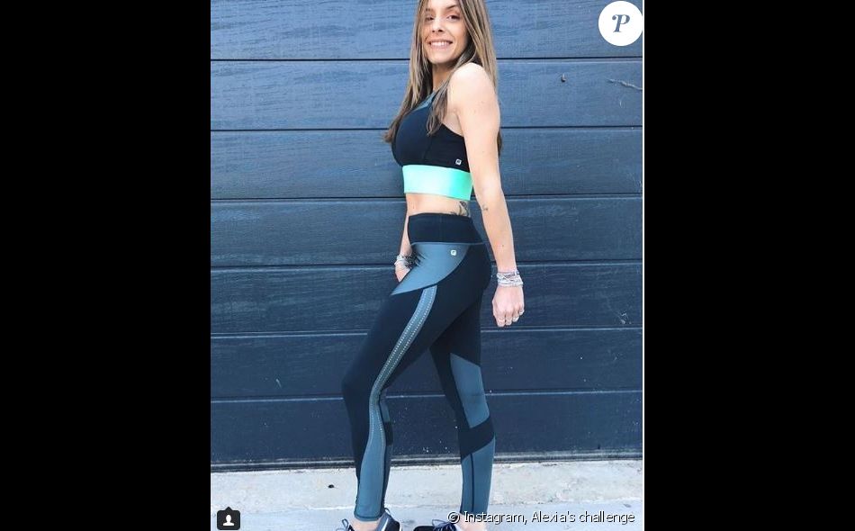 Alexia en pleine séance de sport - Instagram, 2017 - Purepeople