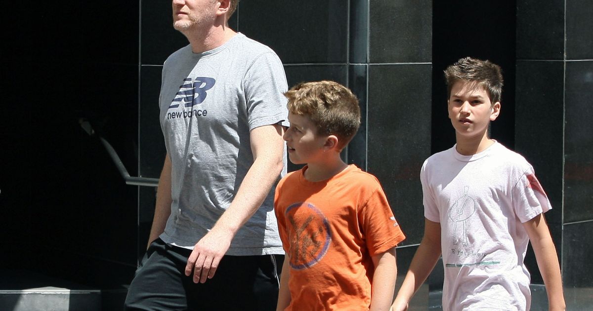MICHAEL RAPAPORT ET SES DEUX FILS, MACEO SHANE ET JULIAN ALI, SE ...