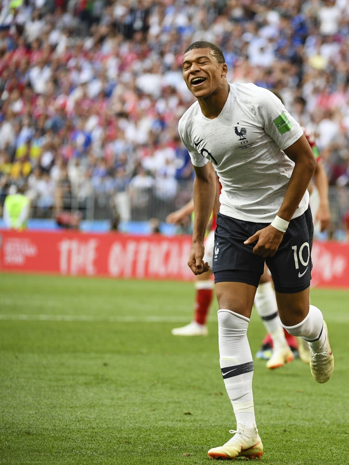 Photo : Kylian Mbappé - Match de coupe du monde opposant la France au ...