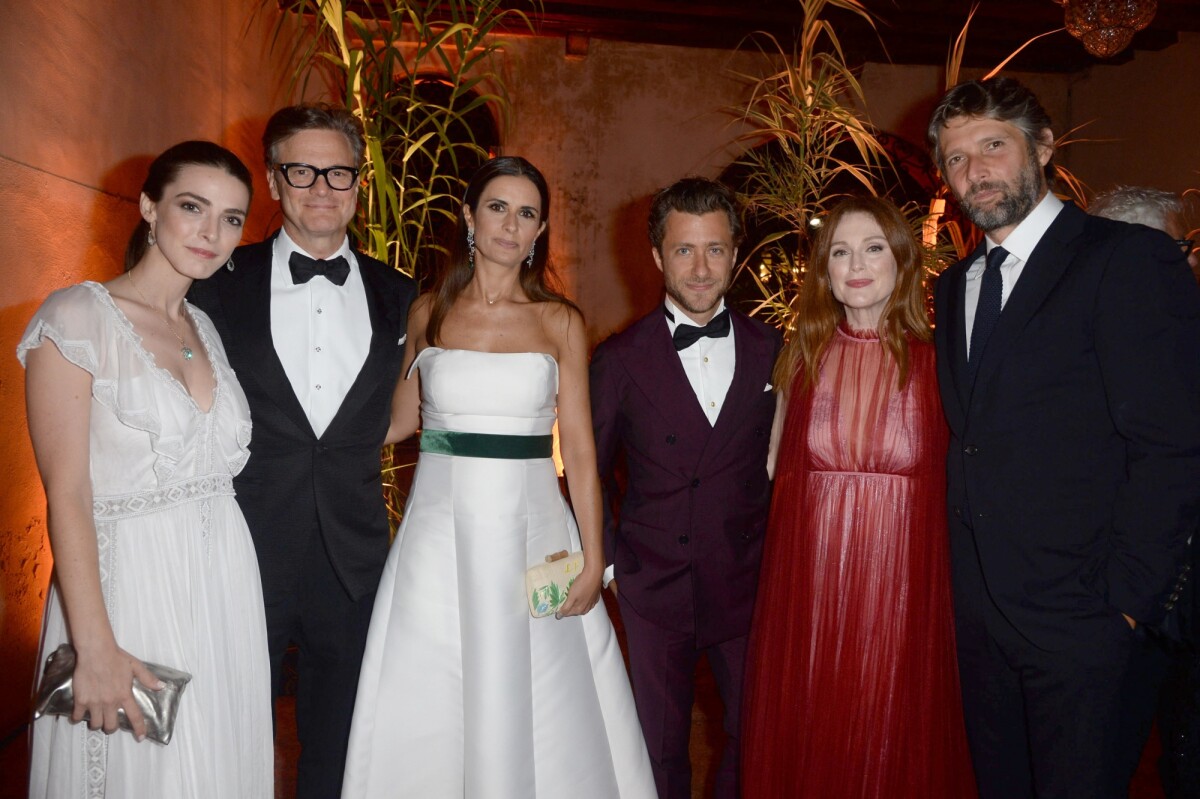 Photo : Bee Shaffer, Colin Firth et sa femme Livia, Francesco ...