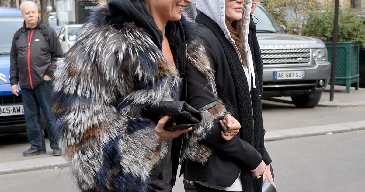 Kate Moss et Annabelle Neilson à Paris, le 6 mars 2013. - Purepeople