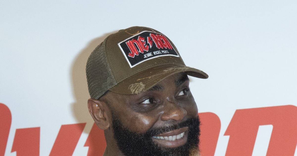 Le rappeur Kaaris - Avant-première du film Overdrive au cinéma Gaumont ...