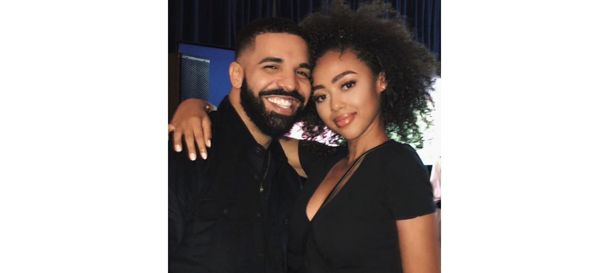 Photo : Drake et Bella Harris. Août 2018. - Purepeople