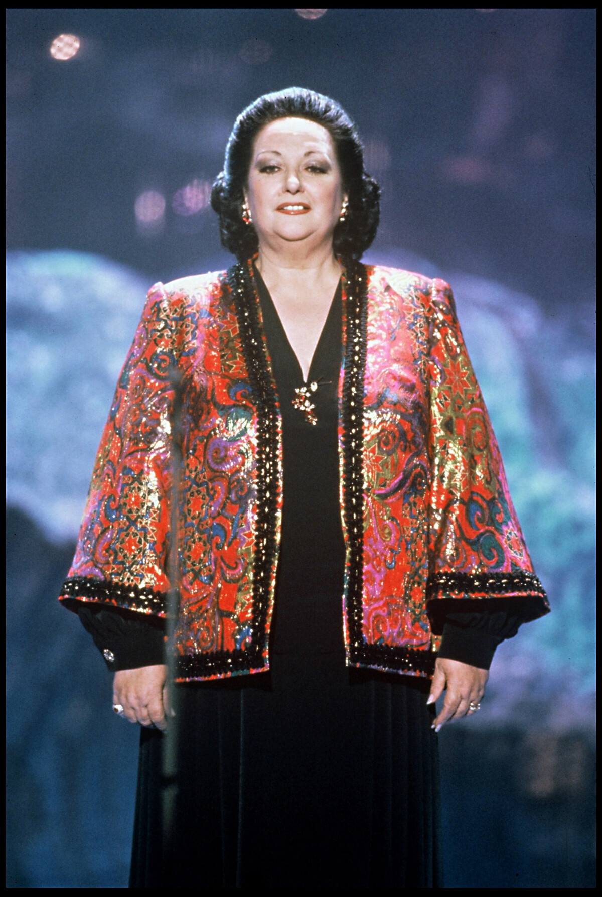 Photo : ARCHIVES - Montserrat Caballé en 1992 à Paris - Purepeople