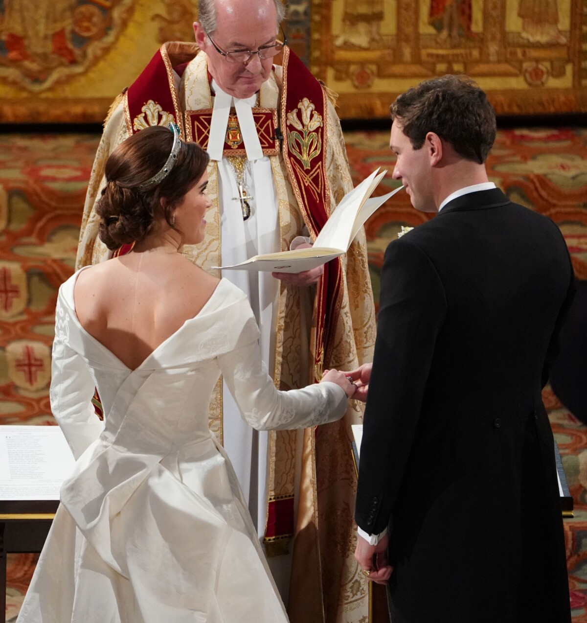 Photo : Le révérend David Conner, la princesse Eugenie d'York et Jack ...