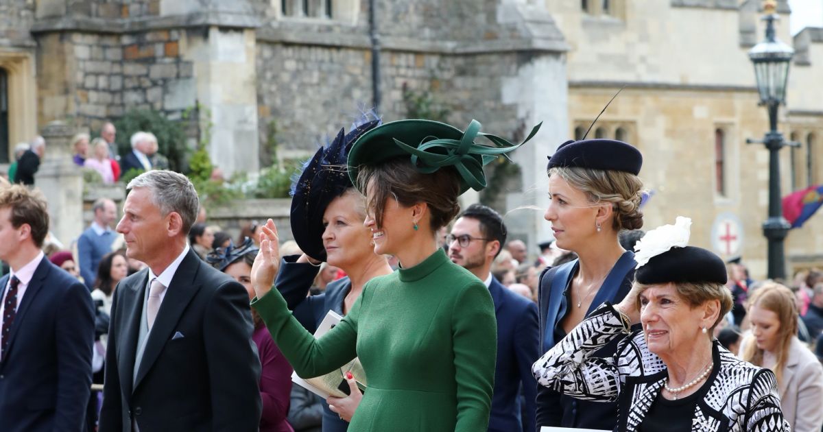 Pippa Middleton en Emilia Wickstead - Sorties après la cérémonie de ...