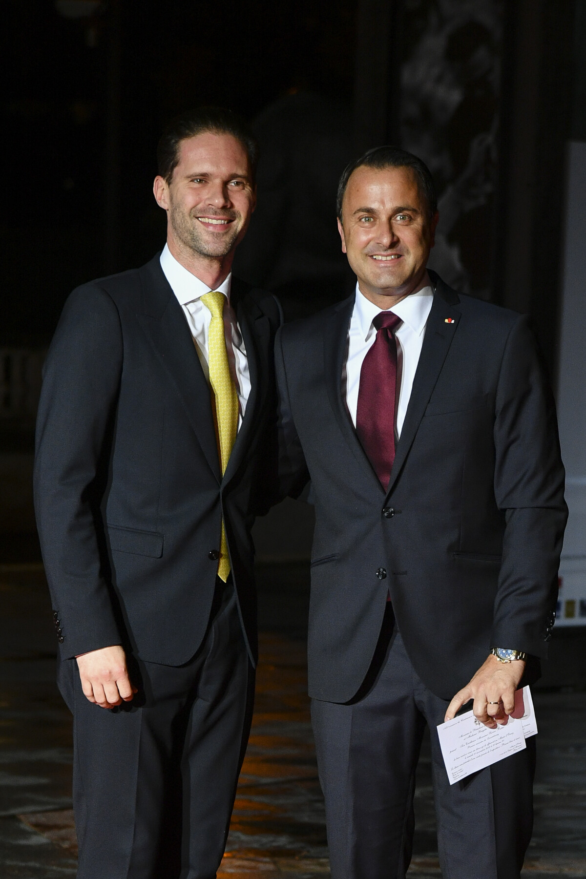Photo : Le Premier ministre du Luxembourg Xavier Bettel et son mari ...