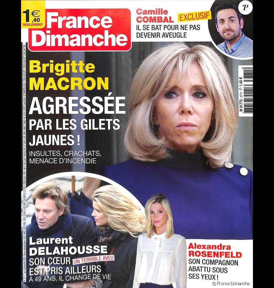 Couverture du magazine France Dimanche, numéro du 7 décembre 2017 ...