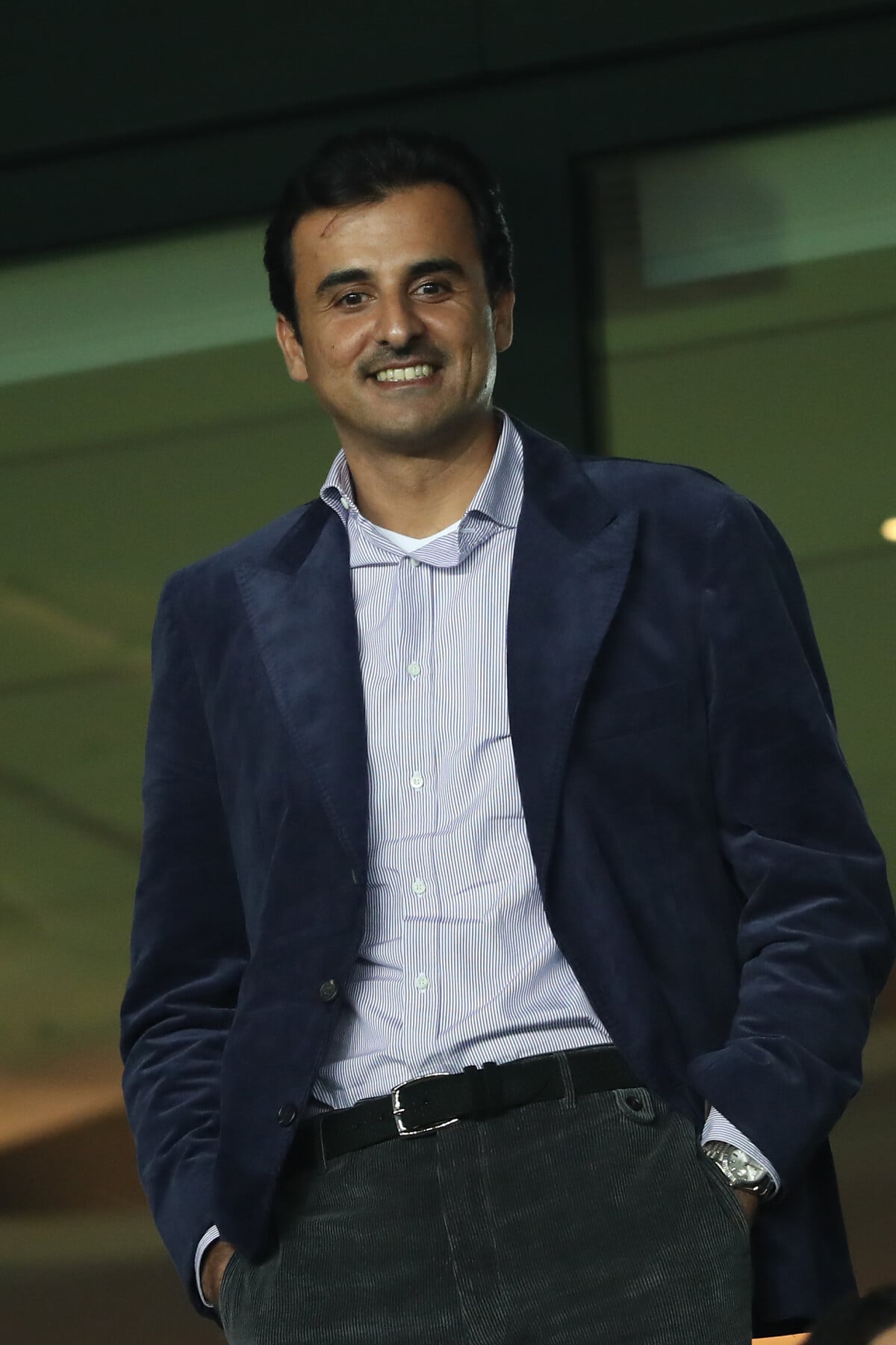Photo : Tamim ben Hamad Al Thani (Emir du Qatar et propriétaire du PSG ...