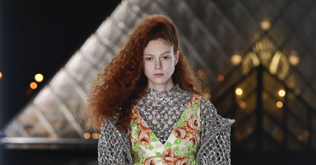 Nathan Westling lors du défilé Louis Vuitton Collection Prêt-à-Porter ...