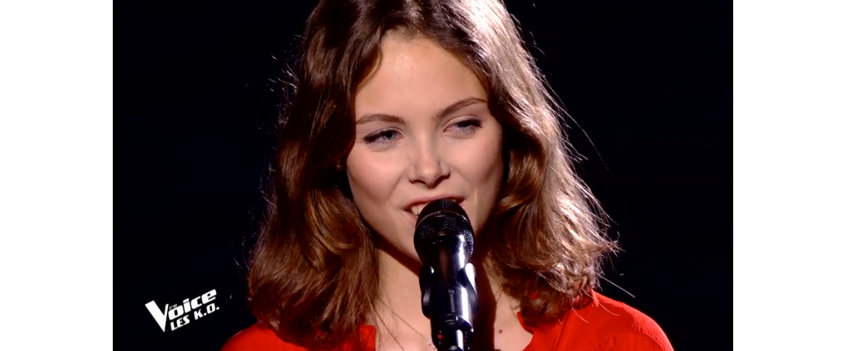 Photo : Laura dans "The Voice 8" sur TF1, le 27 avril 2019. - Purepeople
