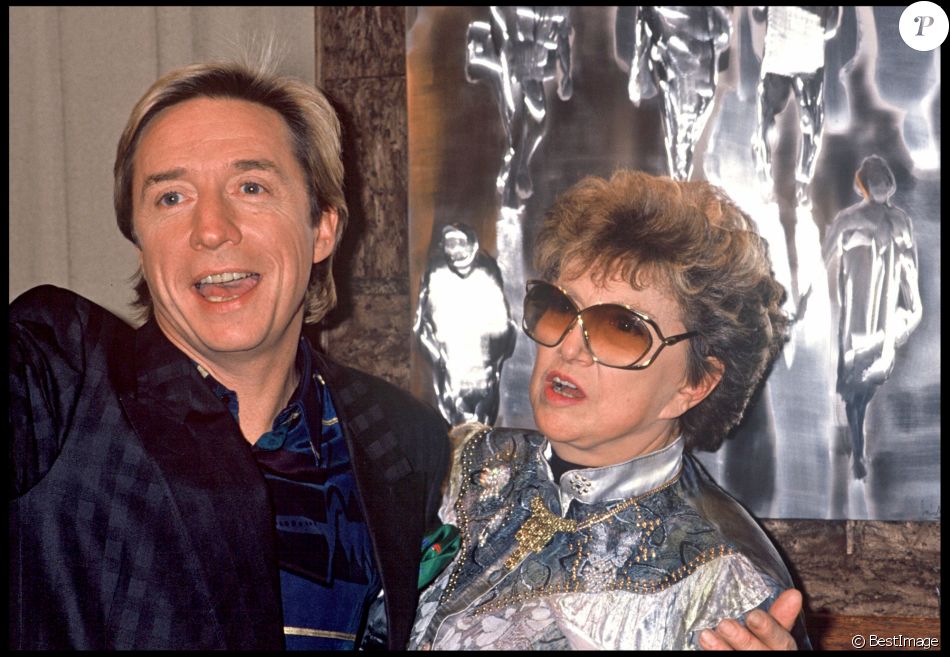 Pascal Sevran et Mick Micheyl en 1990. - Purepeople