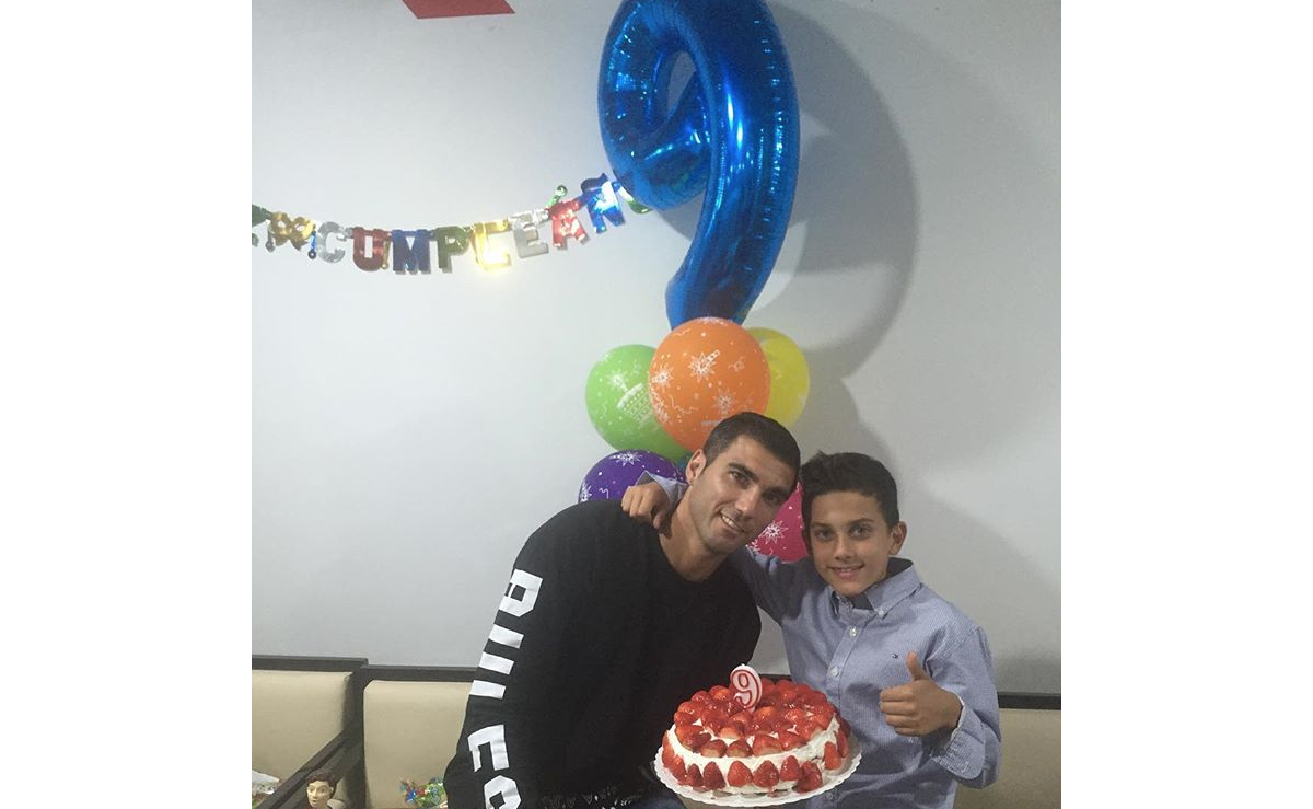 Photo : José Antonio Reyes et son fils José pour son 9e anniversaire en ...