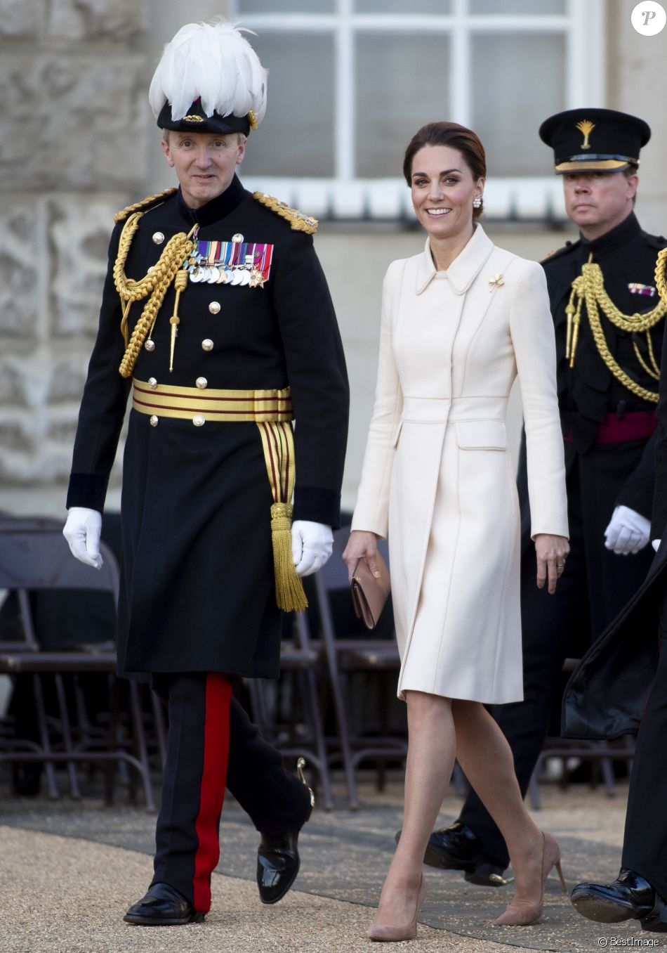 Catherine (Kate) Middleton, duchesse de Cambridge, assiste à la parade ...