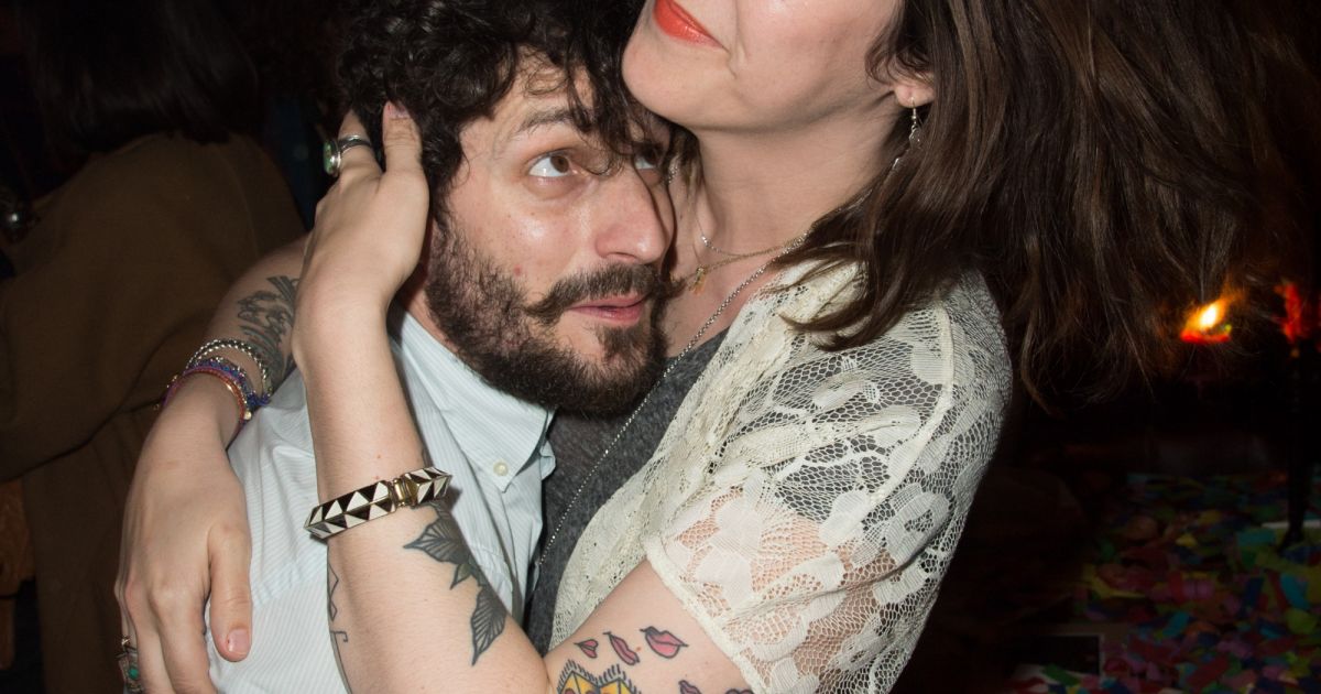 Gunther Love et sa compagne Daphné Bürki - Soirée d'anniversaire des 4 ...