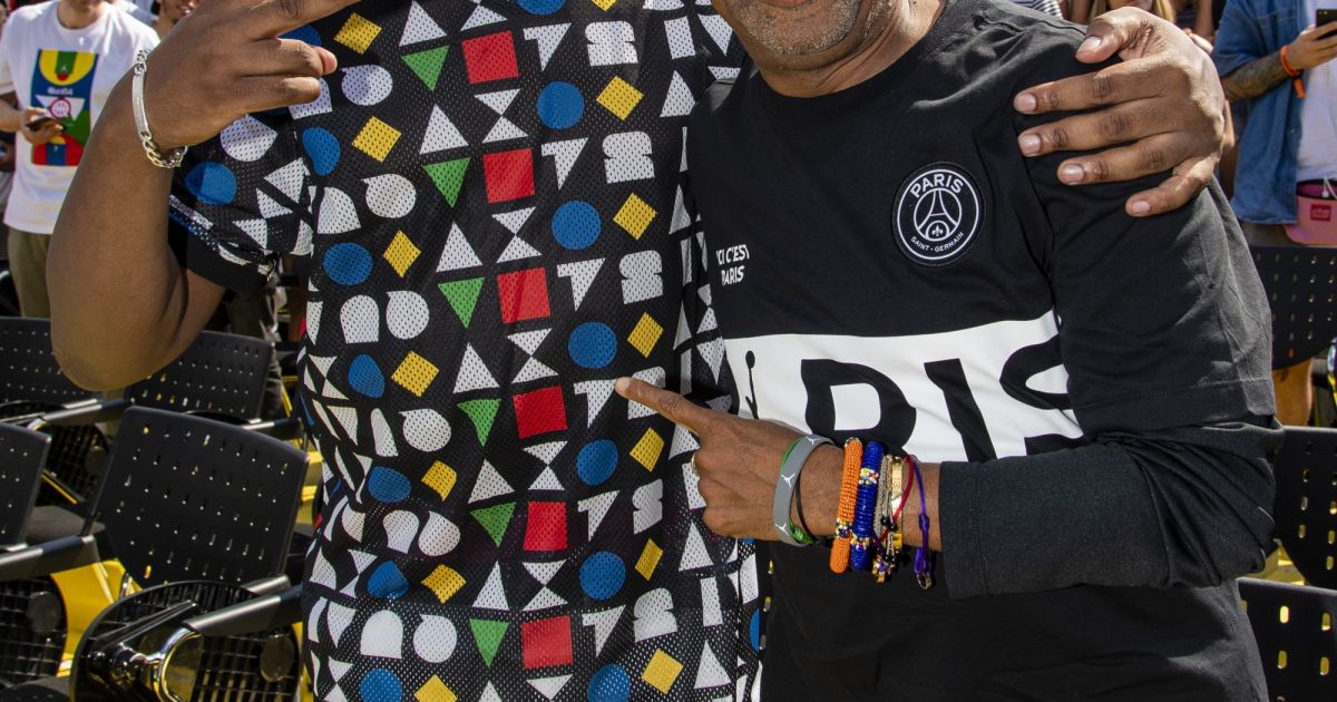 Exclusif - Mokobé et Spike Lee - Personnalités lors de l'événement Quai ...