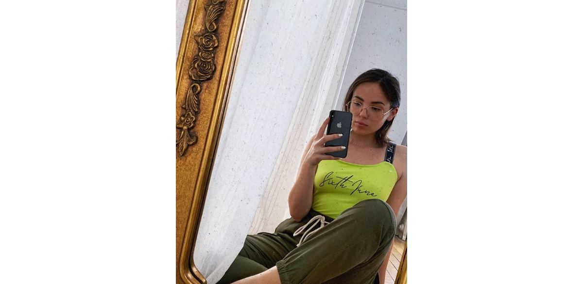 Photo : Agathe Auproux à Paris, le 26 juin 2019, Instagram - Purepeople