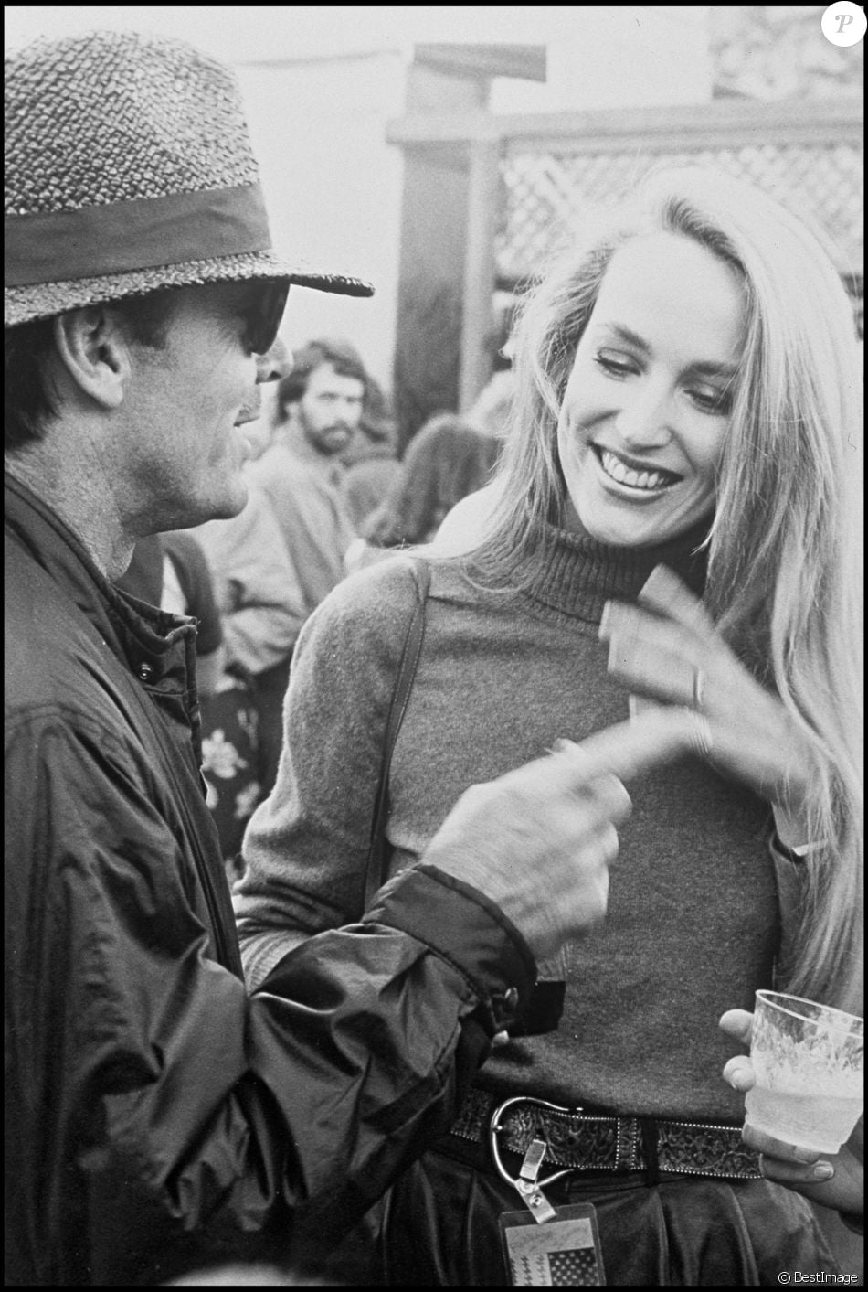 Jack Nicholson et Jerry Hall dans les années 1970. - Purepeople