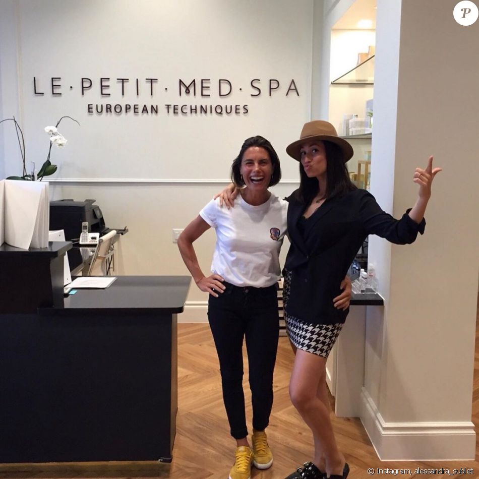 Alessandra Sublet sur Instagram. - Purepeople