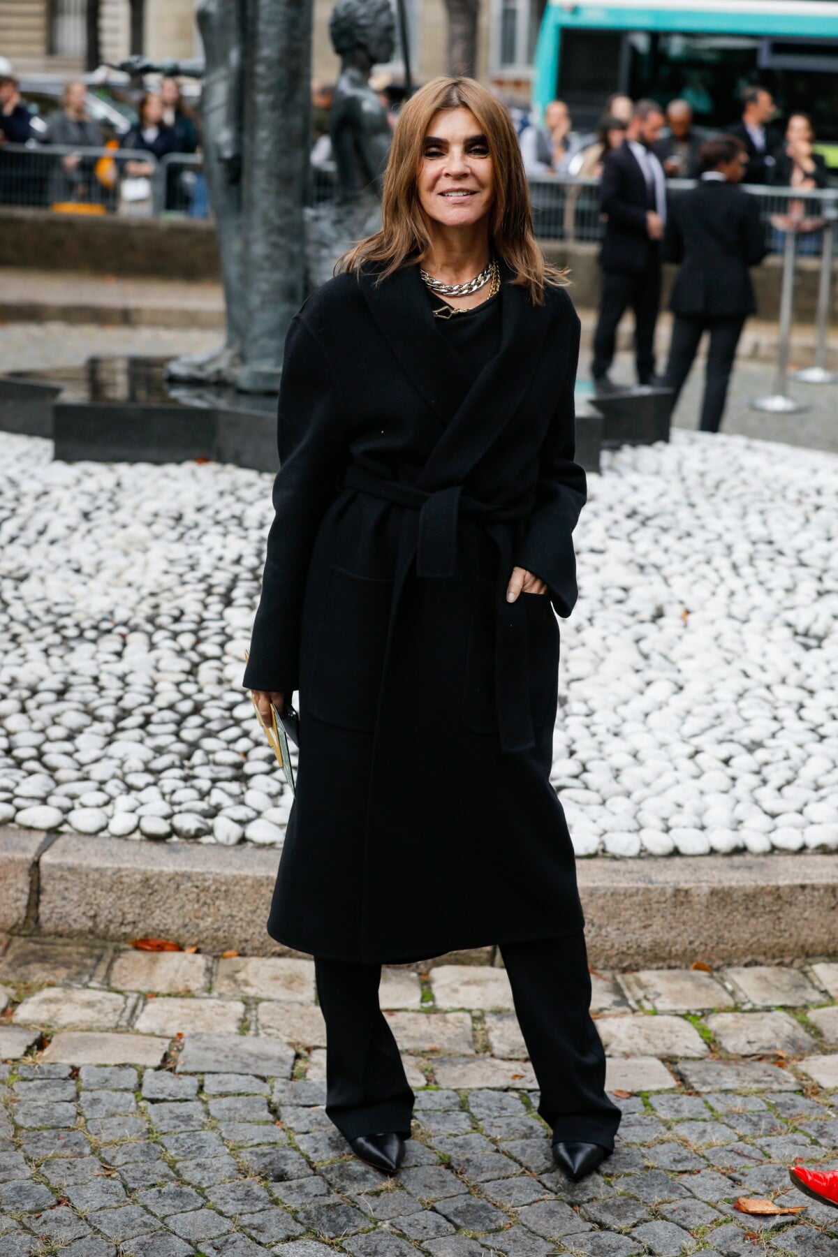 Photo : Carine Roitfeld - Arrivées au défilé de mode PAP printemps-été ...