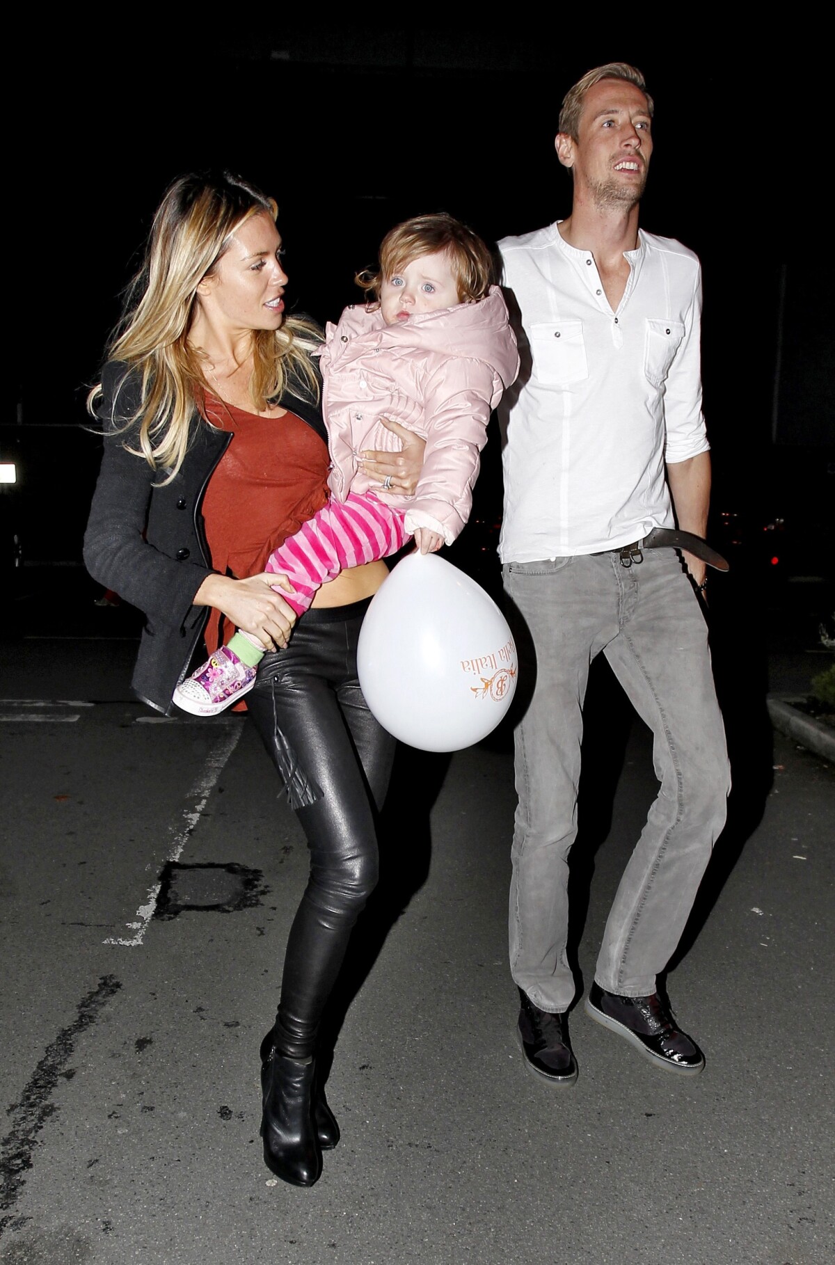 Photo : Peter Crouch, Abbey Clancy et leur fille Sophia Ruby Crouch à ...