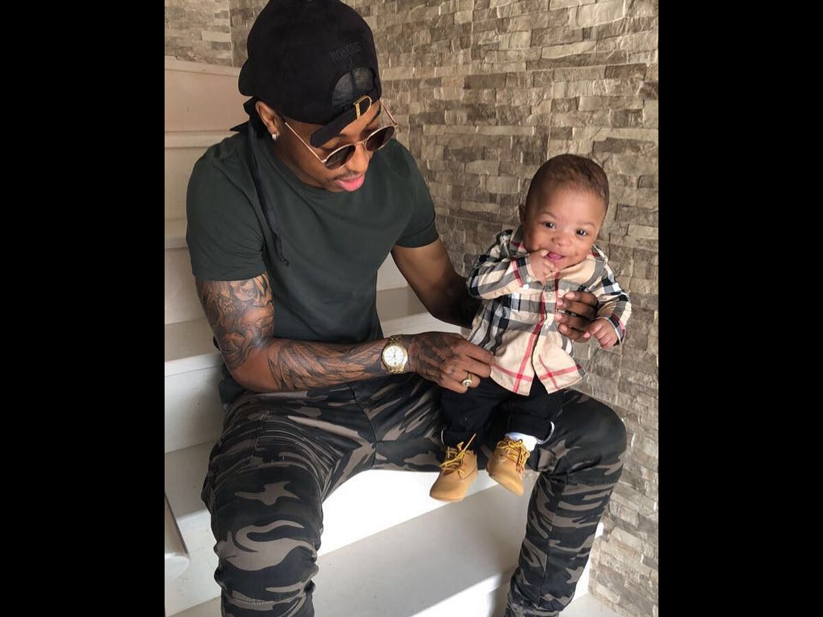 Photo : Presnel Kimpembe et son fils Kayis, né grand prématuré le 5 ...