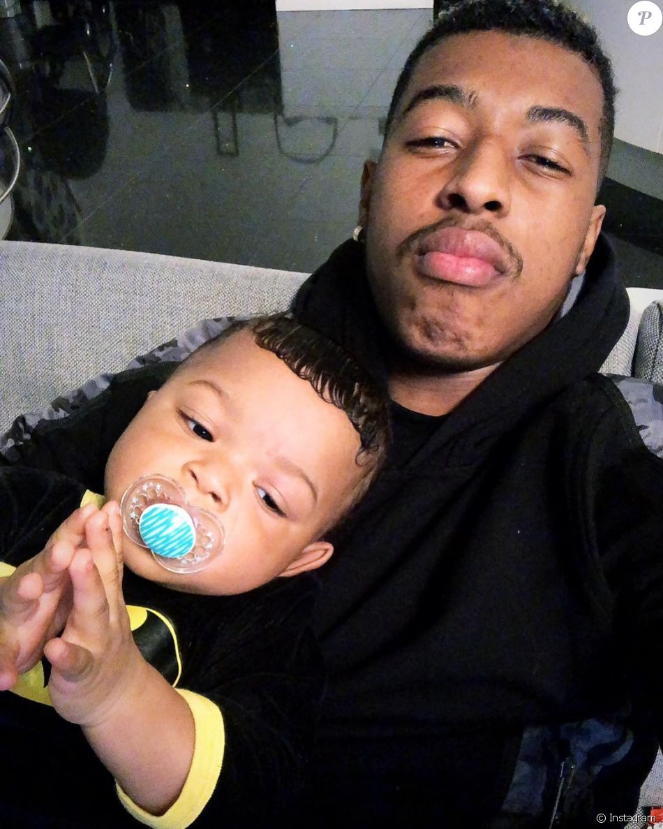 Presnel Kimpembe et son fils Kayis, né grand prématuré le 5 octobre ...