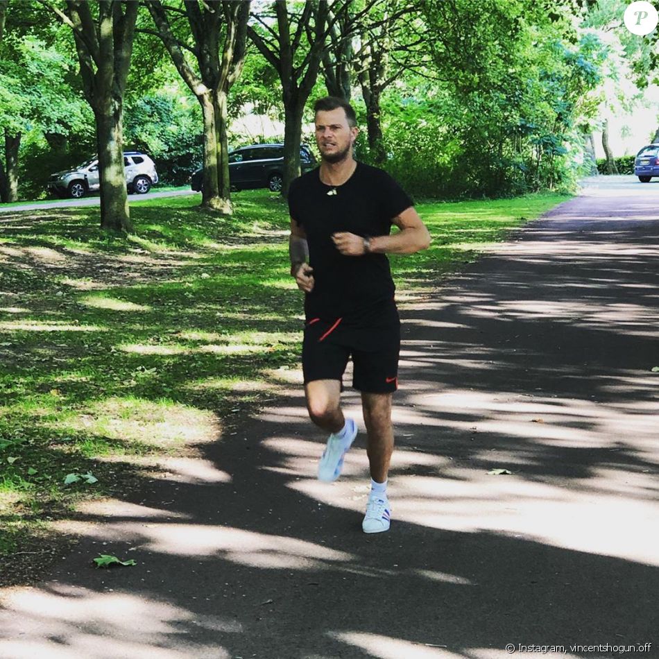 Vincent Shogun des Ch'tis en plein footing, sur Instagram, le 12 août ...