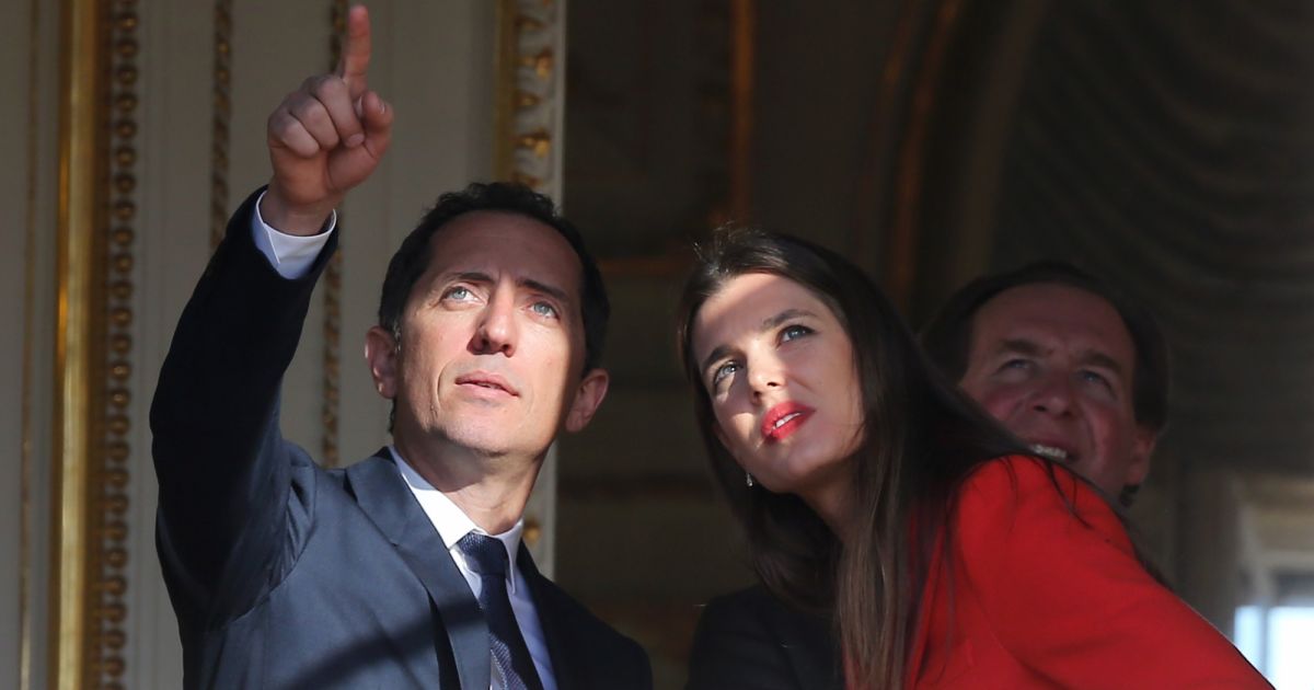 Gad Elmaleh et sa compagne Charlotte Casiraghi - Présentation de la ...