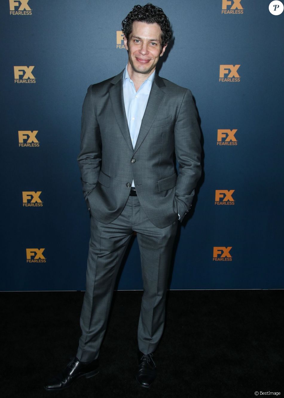 Thomas Kail lors du 7ème jour du FX Starwalk - 2019 Winter TCA Press ...