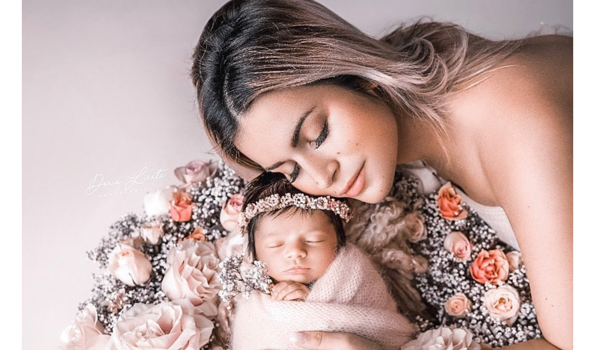 Photo : Carla Moreau et sa fille Ruby le 24 octobre 2019 sur Instagram ...
