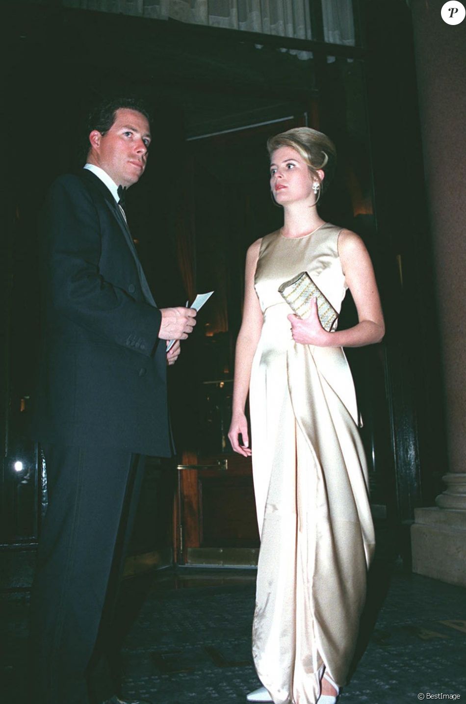 David Linley et son épouse Serena Stanhope au Bal de la Rose de Monaco ...