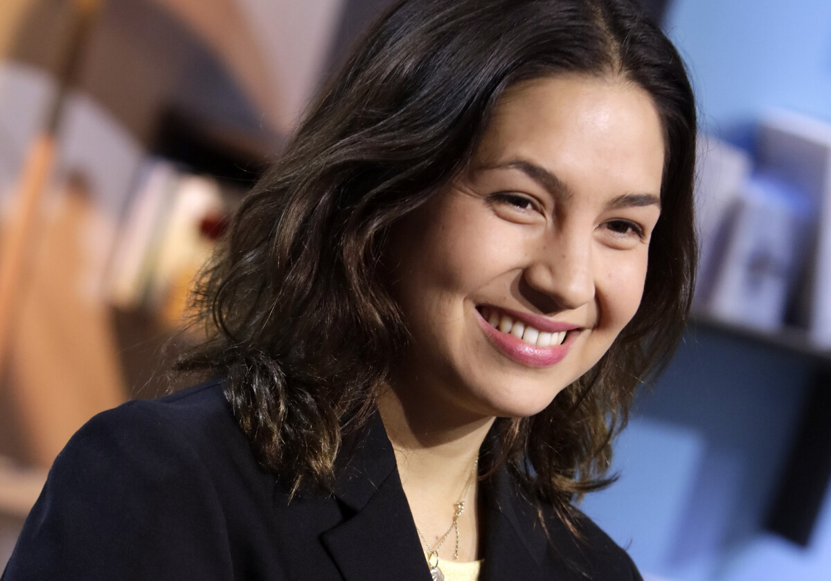 Photo : Portrait de Line Papin sur le plateau de l'émission TV "La ...