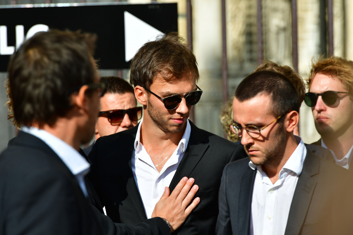 Photo : Pierre Gasly - Obsèques de Anthoine Hubert en la cathédrale de ...