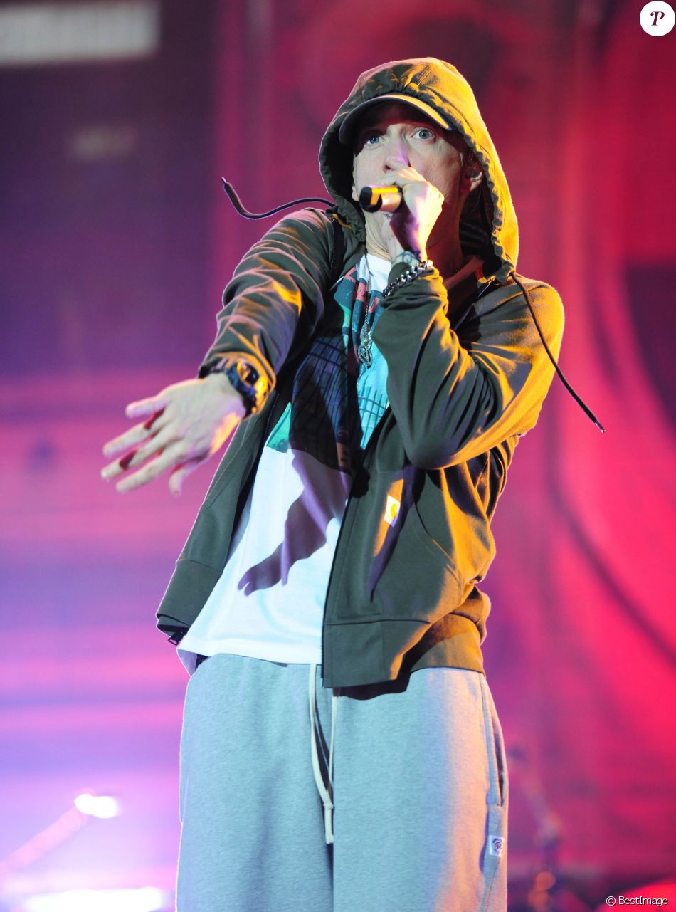 Eminem - Concerts lors du festival Lollapalooza à Chicago, le 1er août ...