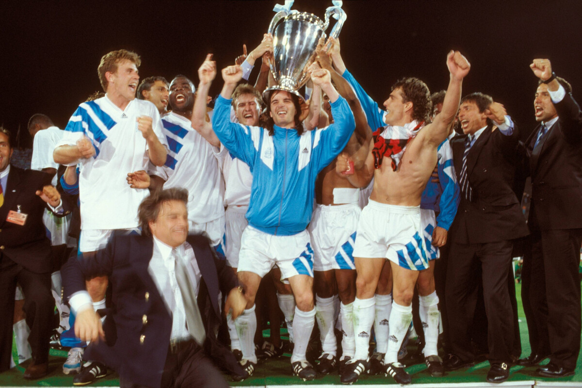 Photo : Bernard Tapie lors de la Finale Ligue Des Champions "Marseille ...