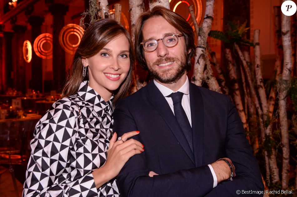 Exclusif - Ophélie Meunier et son mari Mathieu Vergne - Dîner de la Fondation ARC au Pavillon ...