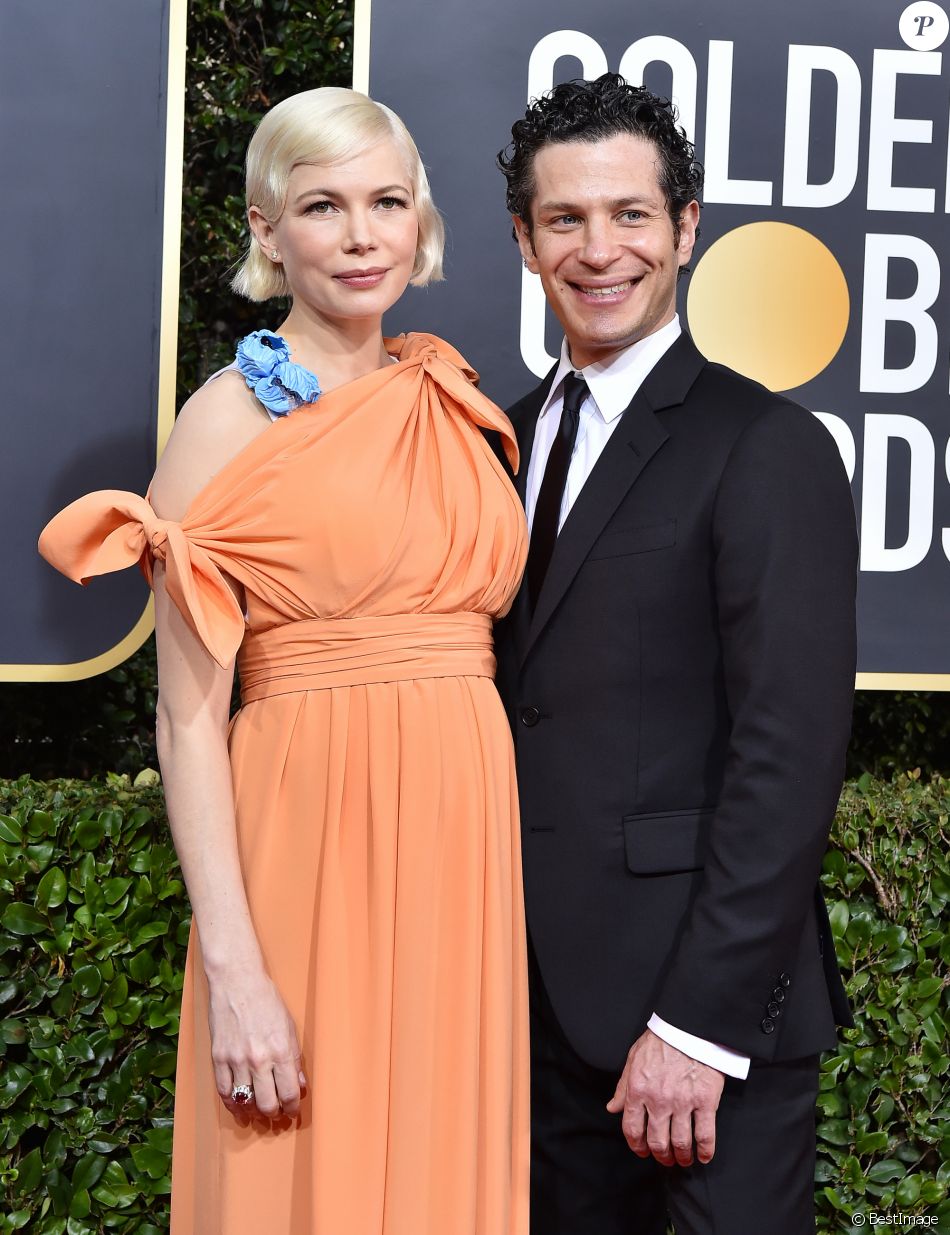 Michelle Williams enceinte et son fiancé Thomas Kail - Photocall de la ...