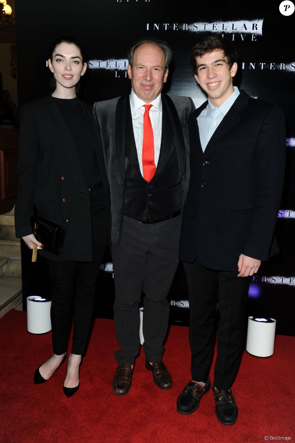 Hans Zimmer, son fils Jack et sa fille Zoe lors de la Interstellar Live ...