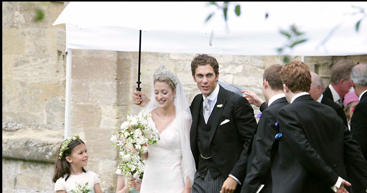 Mariage de Rose Astor et Hugh van Cutsem à Oxford, en 2005. - Purepeople
