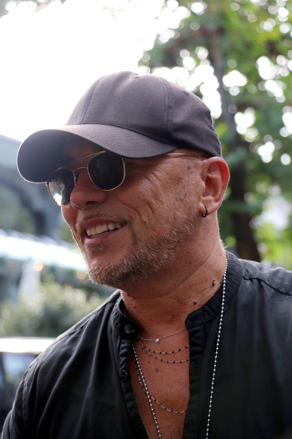 Photo : Pascal Obispo arrive à l'enregistrement de l'émission "Vivement ...
