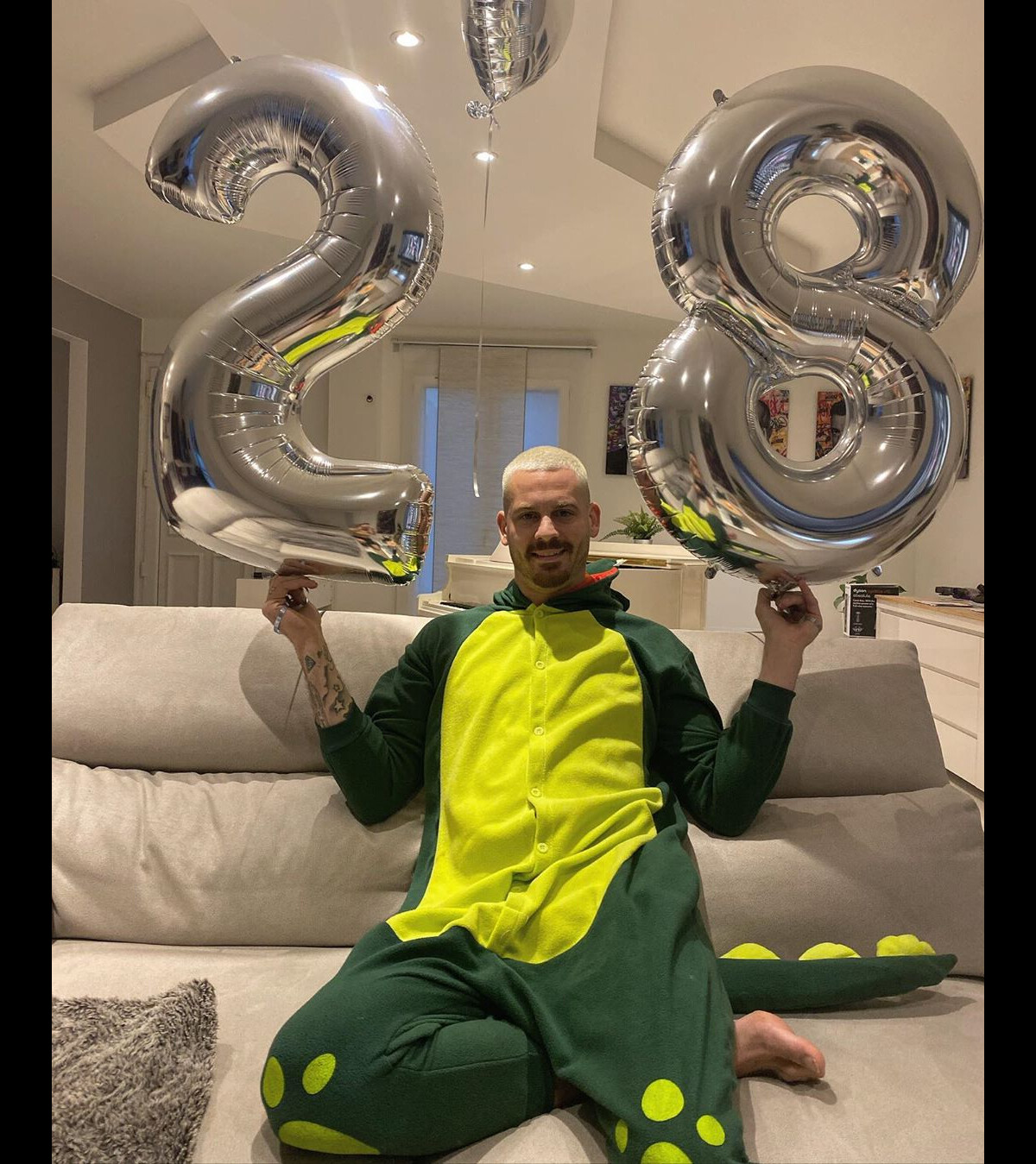 Photo : Raphaël Pépin le jour de ses 28 ans, le 24 octobre 2019 ...