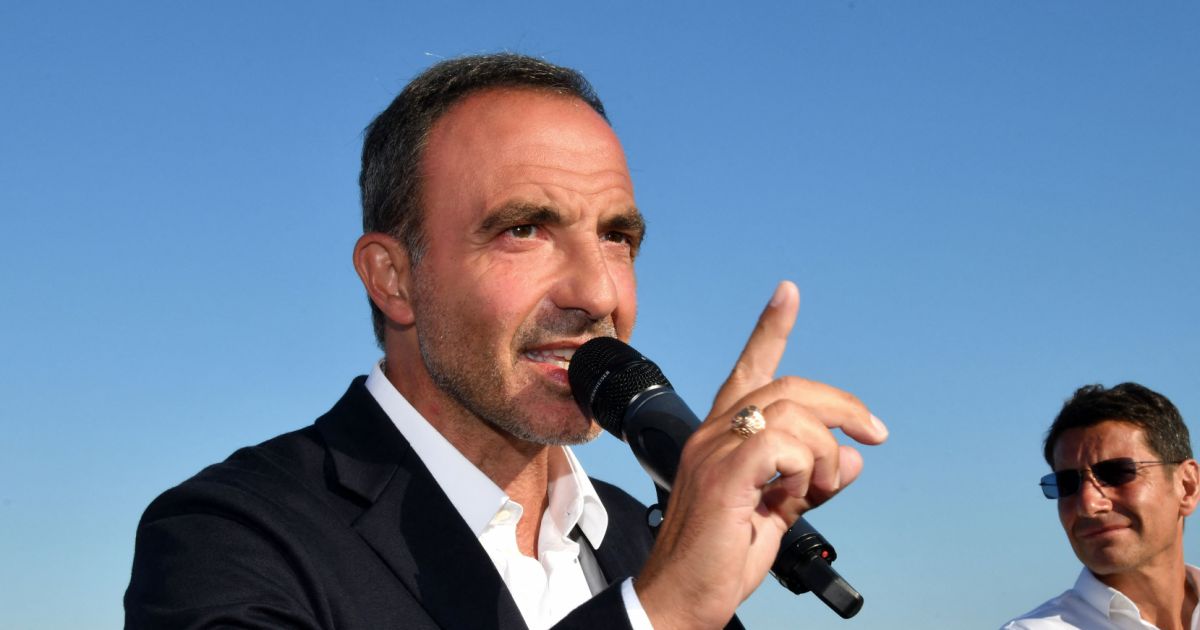 David Lisnard, le maire de Cannes et Nikos Aliagas - Inauguration de l ... David Lisnard, le maire de Cannes et Nikos Aliagas - Inauguration de l ...
