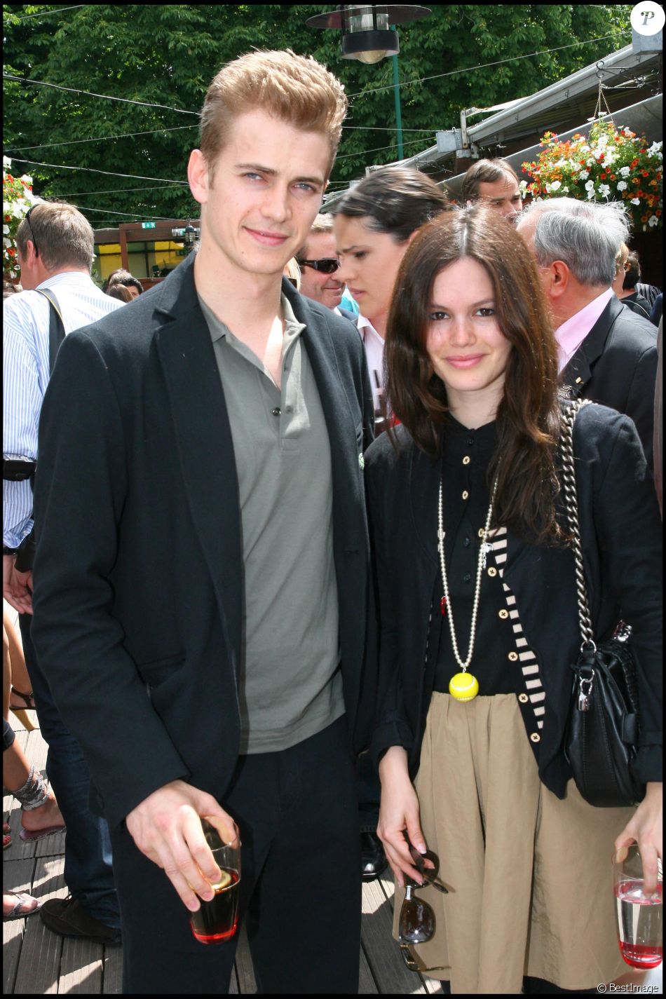 Hayden Christensen et Rachel Bilson lors du tournoi de Roland Garros le ...