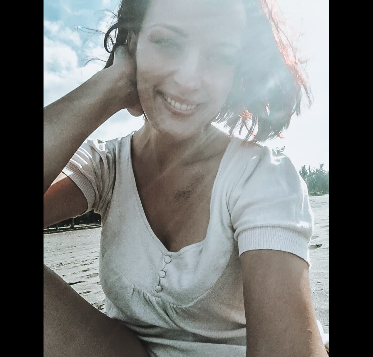 Photo : Kelly Bochenko pose tout sourire sur Instagram, le 15 juillet ...